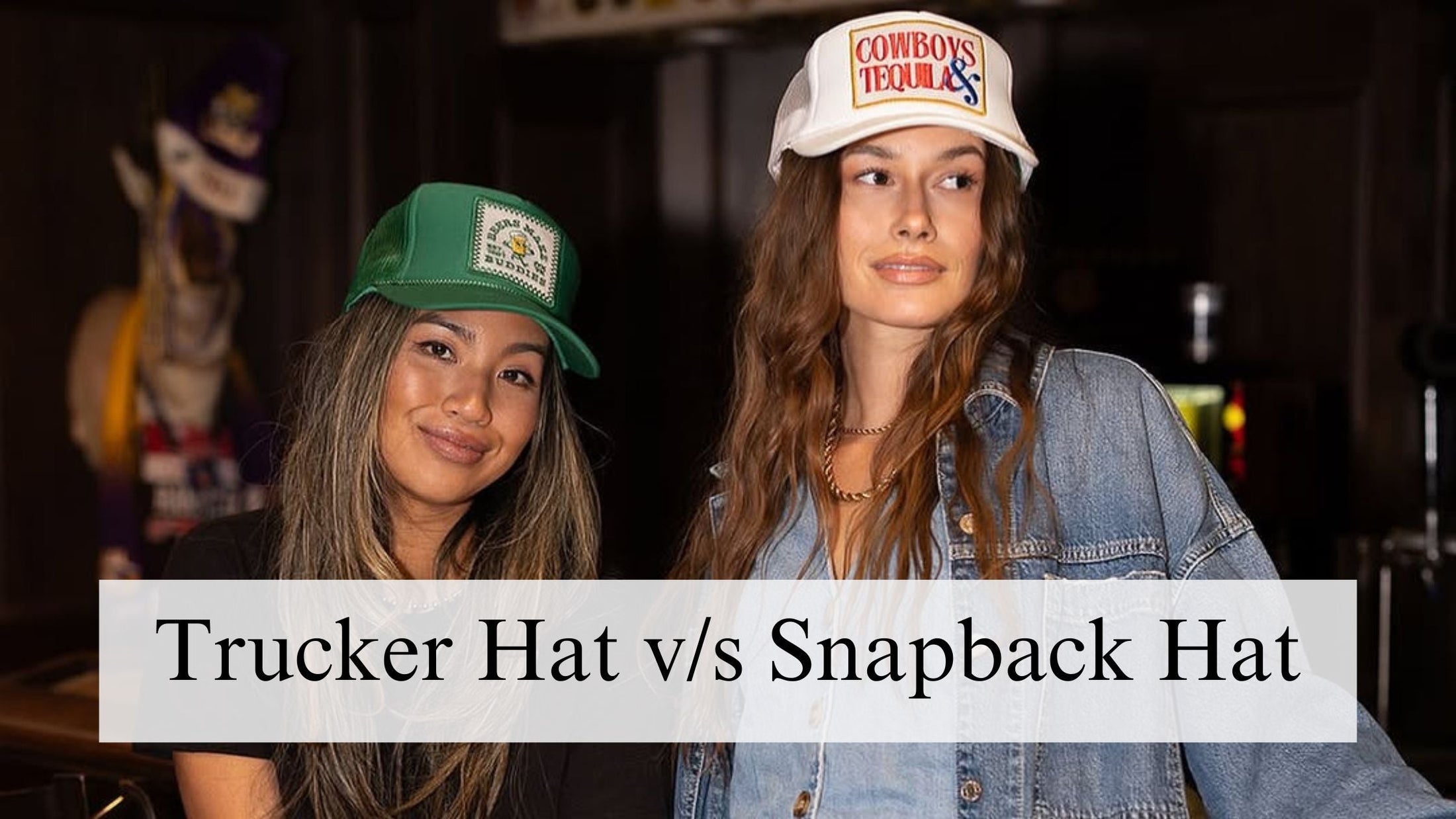 Difference Between Trucker Hats and Snapback Hats – Shop Friday Feelin