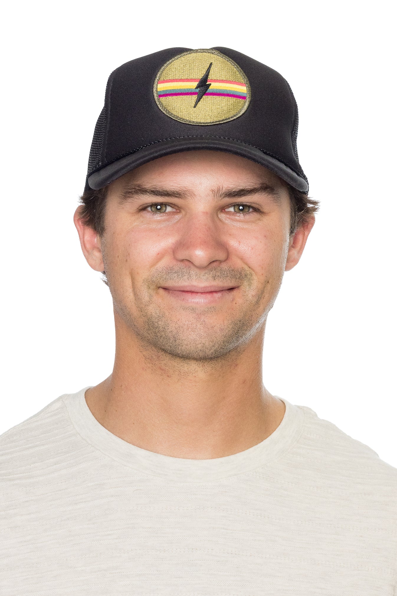 Electric Rainbow Trucker Hat in Black – Shop Friday Feelin