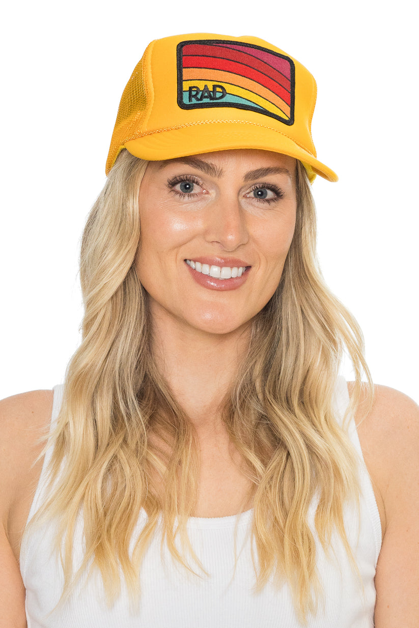 Rad Trucker Hat in Gold – Shop Friday Feelin