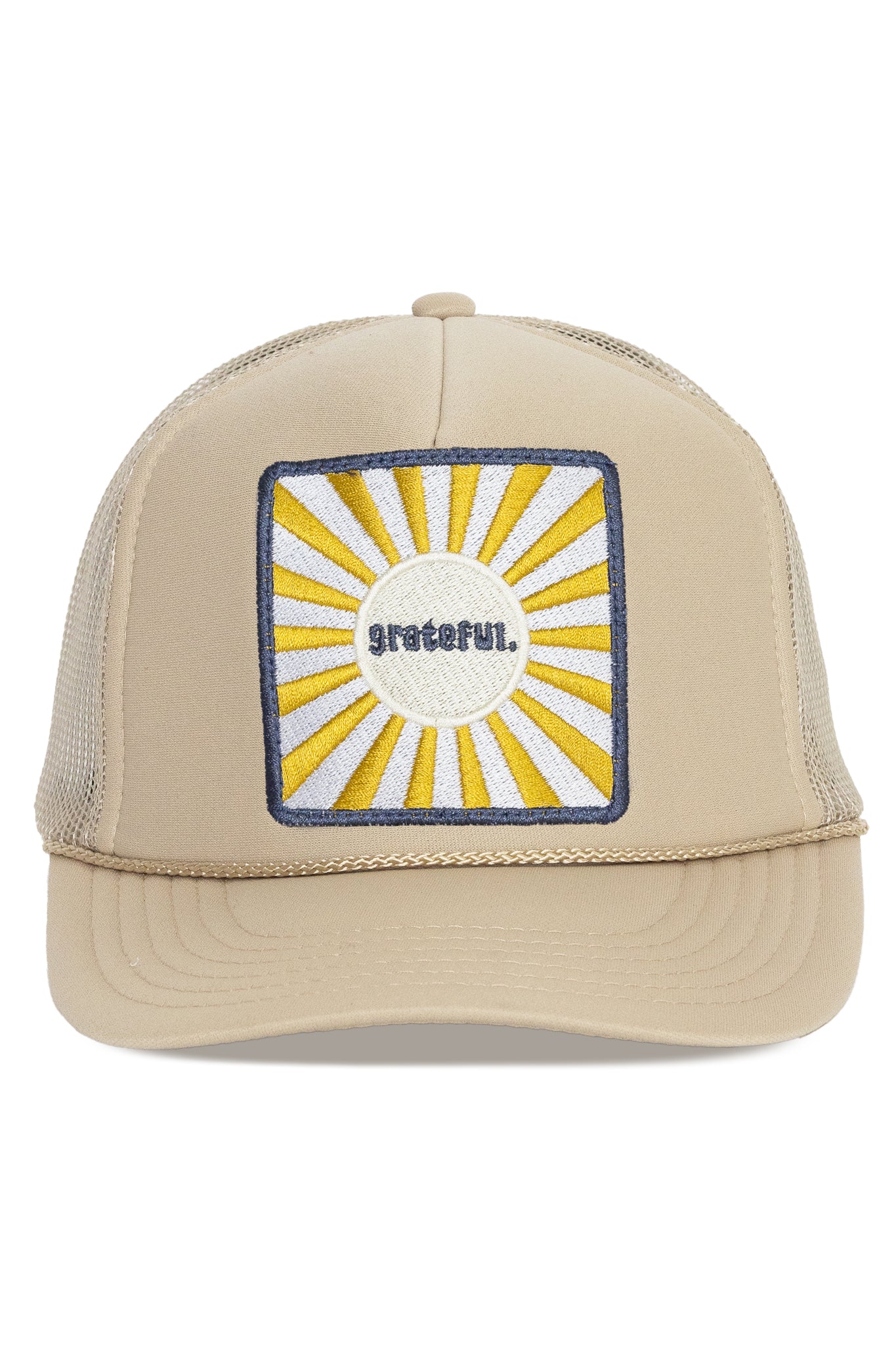 Grateful Trucker Hat in Tan – Shop Friday Feelin